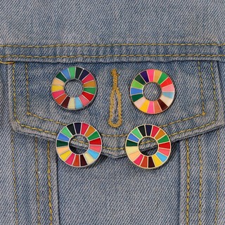 Creative Sustainable Development Goals Enamal Pin United Nations SDGs ...
