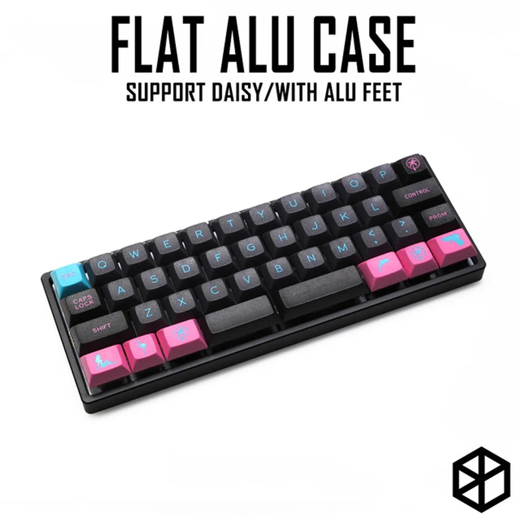 ANODIZED ALUMINIUM FLAT CASE WITH METAL FEET FOR CUSTOM MECHANICAL ...