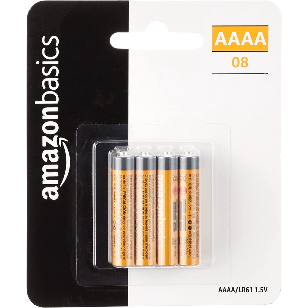 AmazonBasics AAAA 1.5 Volt Everyday Alkaline Batteries, 8 Pack | Shopee ... AmazonBasics AAAA 1.5 Volt Everyday Alkaline Batteries, 8 Pack | Shopee ...
