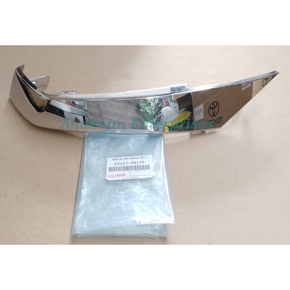 Toyota Fortuner 2016 - 2020 Moulding Radiator Grille RH - 53127 - 0K170 ...