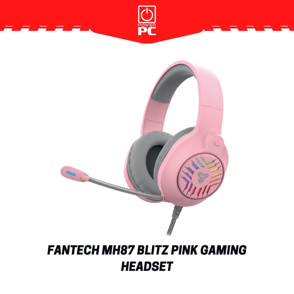 Fantech MH87 Blitz Pink Gaming Headset | Shopee Philippines