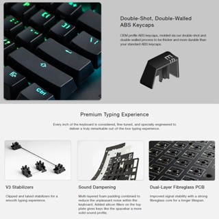Tecware Phantom+ 87 / 104 Keys RGB Wired Hot Swappable Mechanical Keyboard | Shopee Philippines