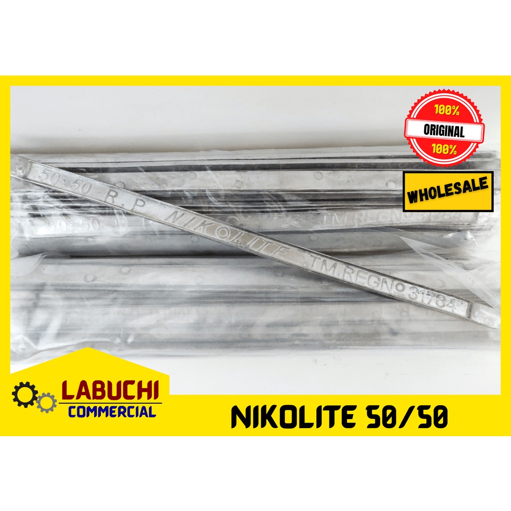[WHOLESALE] NIKOLITE SOLDER LEAD BAR 50/50 (100-PCS) | Shopee Philippines