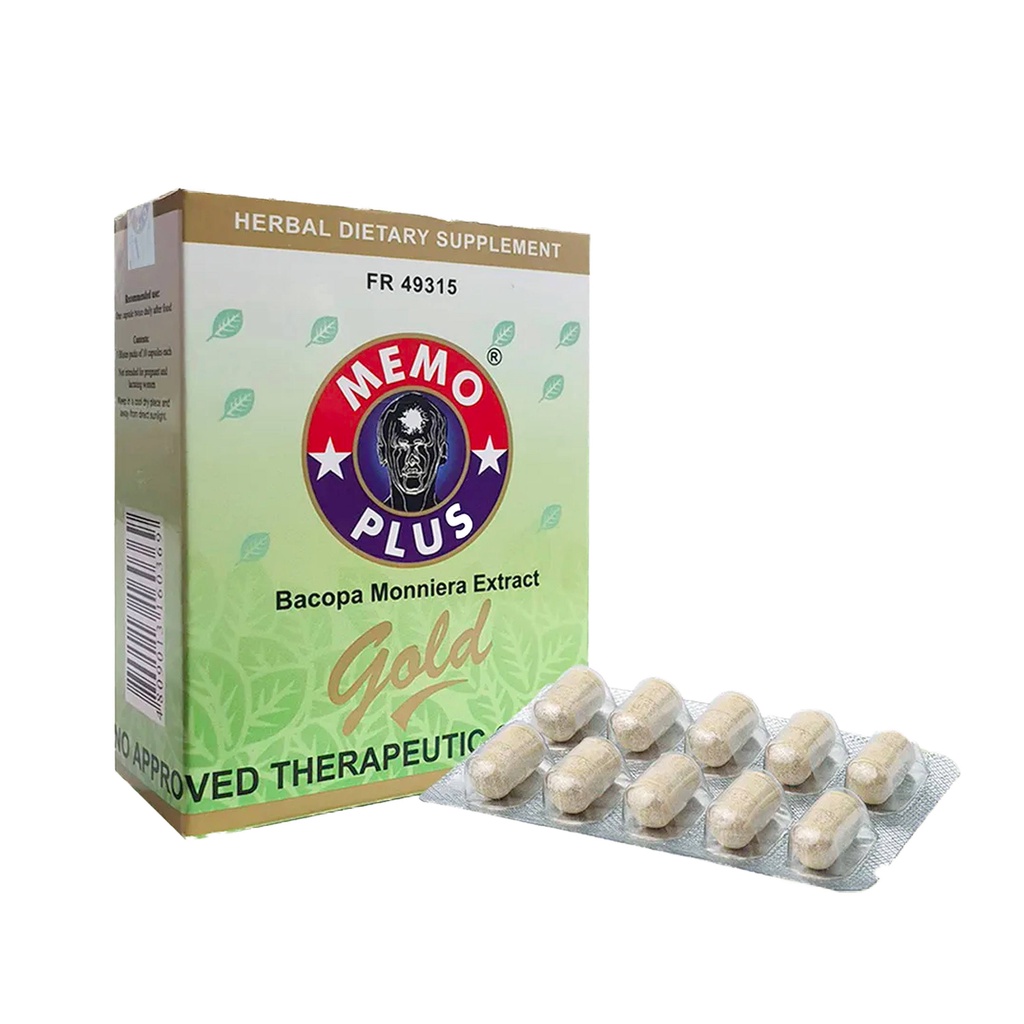 Memo Plus Gold | 30 Capsules in 1 Box | Shopee Philippines