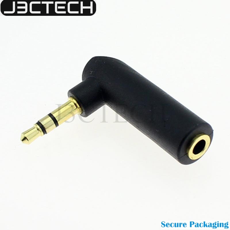 3.5mm Stereo 3-Pole Mini Plug 90 Degree Mini Jack Earphone Connection ...