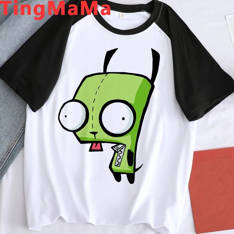 Invader Zim top men comic harajuku graphic tshirt man Japanese anime ...
