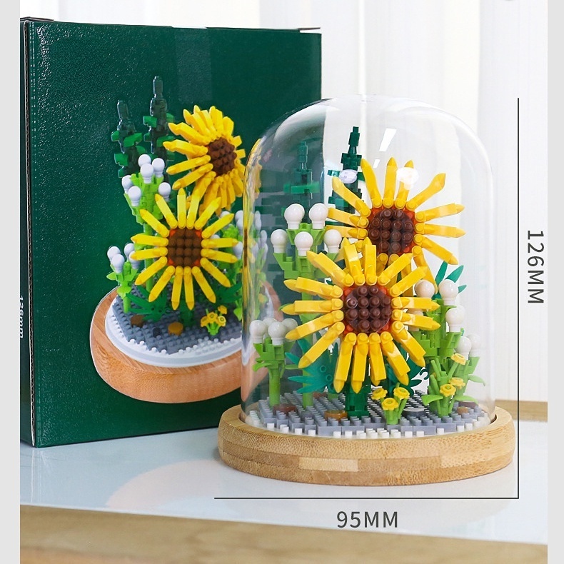 Gotoogo Legos Rattles White Lilies Tulips Carnations Pellets Gifts For ...