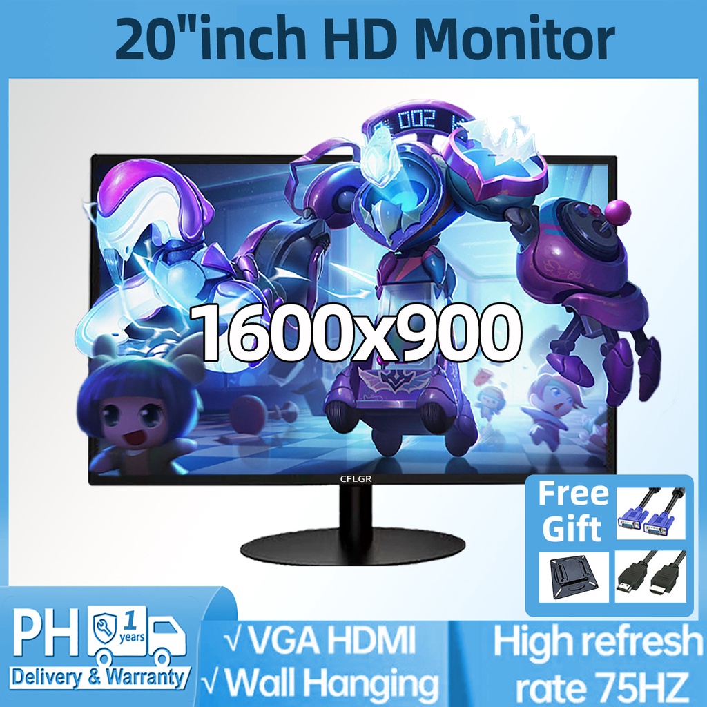 20 inch monitor 20inch pc gaming monitor desktop computer Frameless ...