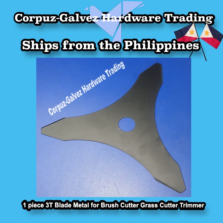 1 piece 3T Blade Metal for Brush Cutter Grass Cutter Trimmer | Shopee ...