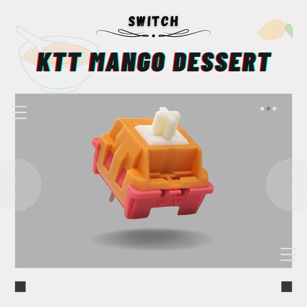 【In Stock】New KTT Mango Dessert Linear Switches Switch for Mechanical ...