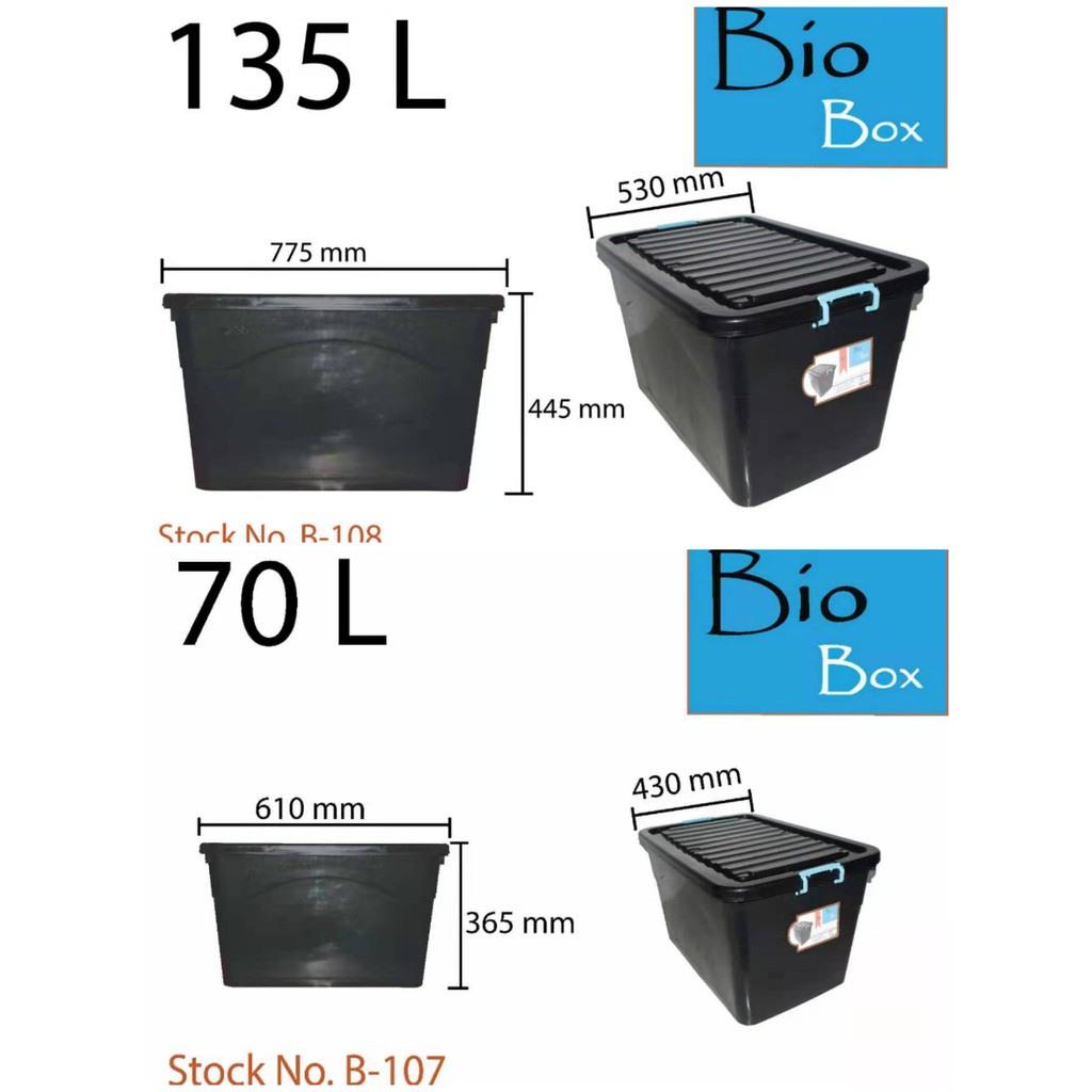 BUY 1 TAKE 1 Bengar Bio Box / Storage Box / Container 135Liters ...