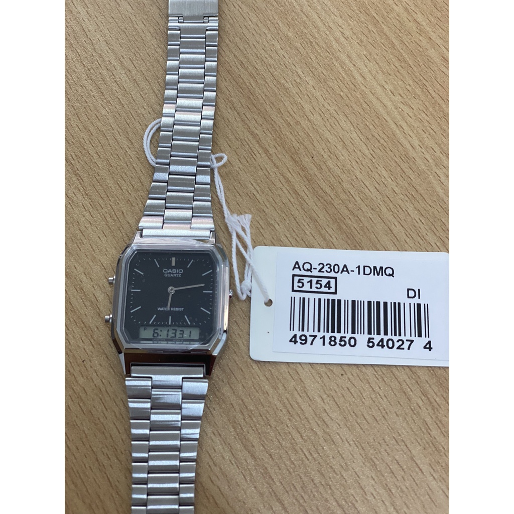 RIPPLE Casio AQ230 Analog and Digital Stainless Steel Unisex Watch AQ ...