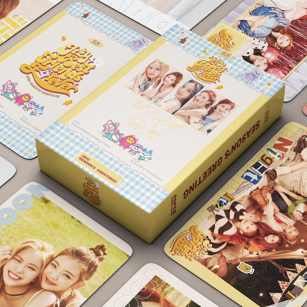 55pcs/box ITZY Photocards 2022 seasons greetings Album Lia LOMO Card (READY STOCK) | Shopee ...