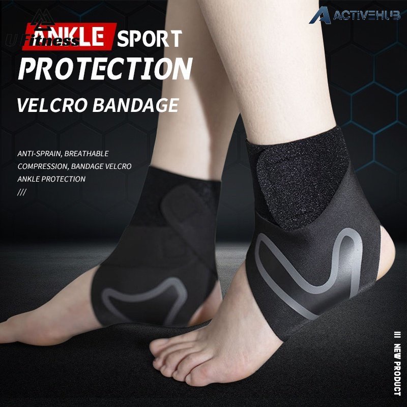 Ankle Support Sports Anti Sprain Ankle Supporter Brace Strap Adjustable ...