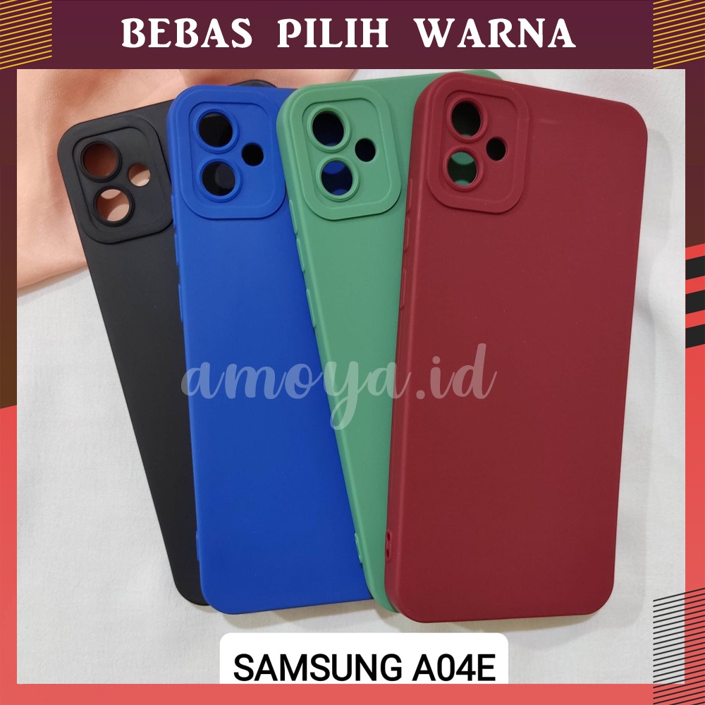 Amy| Samsung A04 A04E A04s Casing hp Macaron Pro Camera Softcase ...