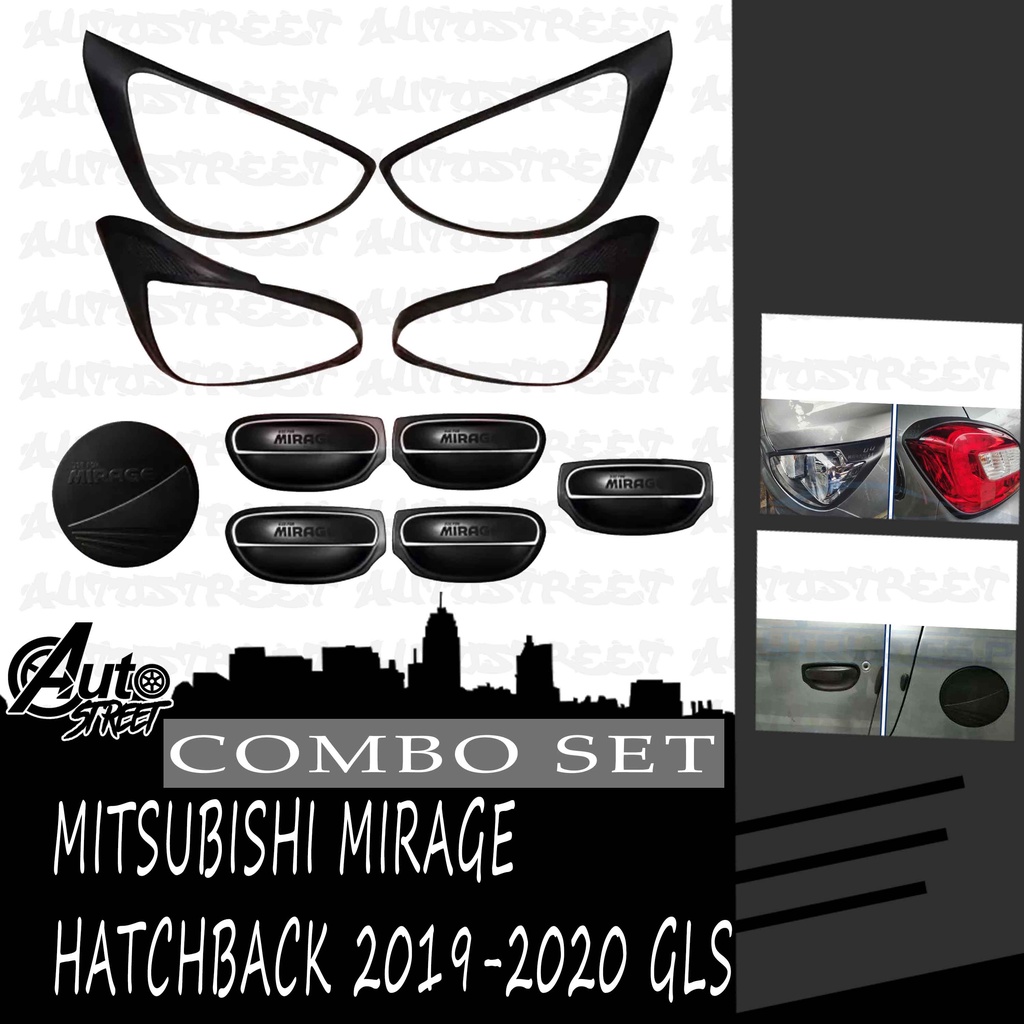 Mitsubishi Mirage Hatchback 2019-2020 GLS Set Combo Garnish Cover ...