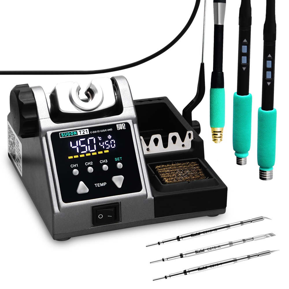 SUGON T21 Soldering Station Compatible C210 C245 C115 Soldering Iron ...