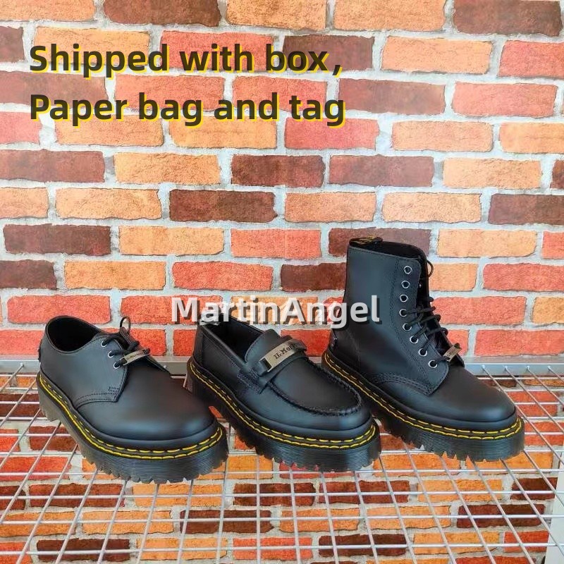 Dr.Martin Shoes Newlovers 1461Bex Nameplate Thick Soles Double-line ...