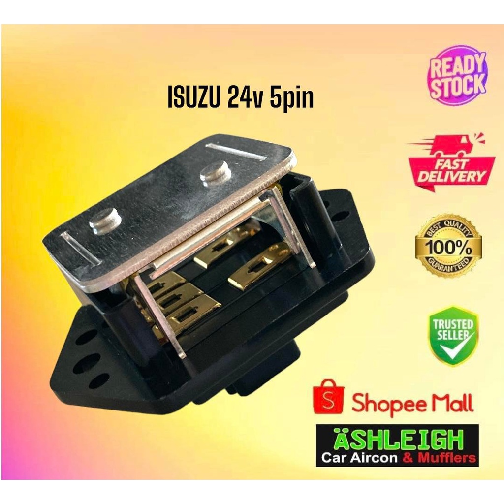 Ashleigh Isuzu 24v 5pin Resistor Block Car Aircon Parts for Blower ...
