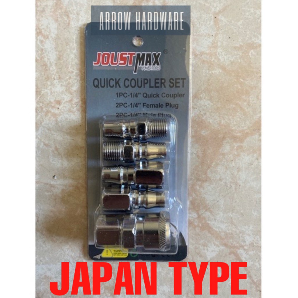 5 PC QUICK COUPLER SET Japanese/American | Shopee Philippines