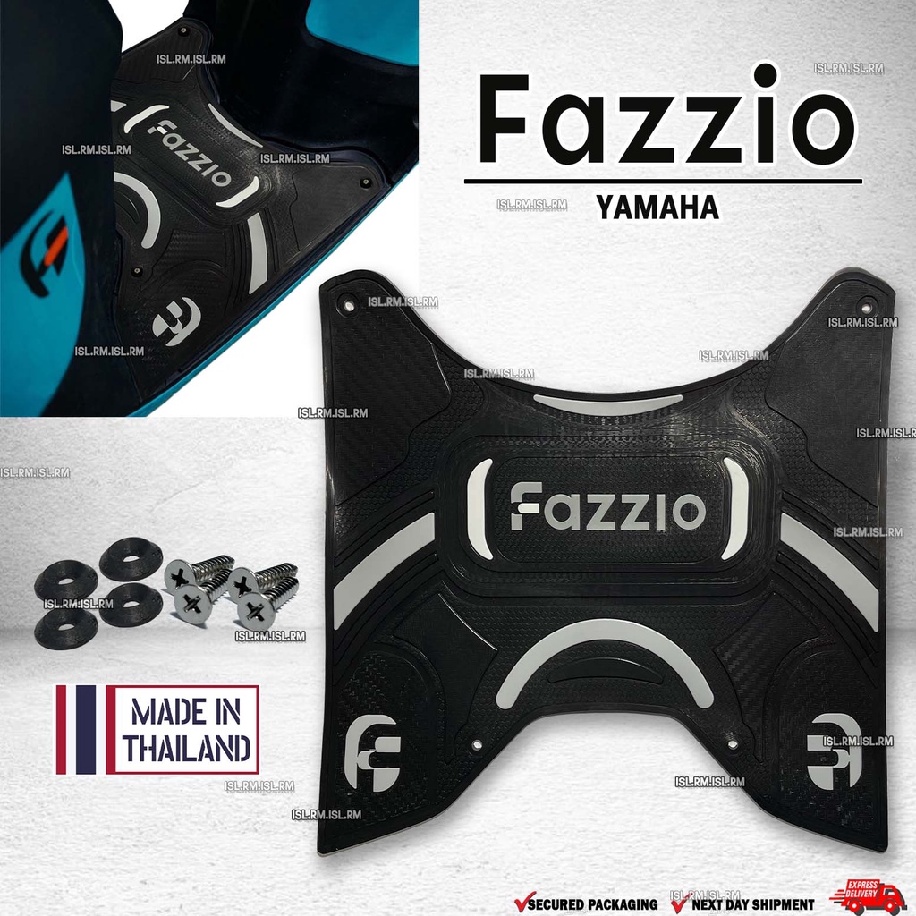 Fazzio Rubber matting black white fazzio YAMAHA Made in THAILAND with ...