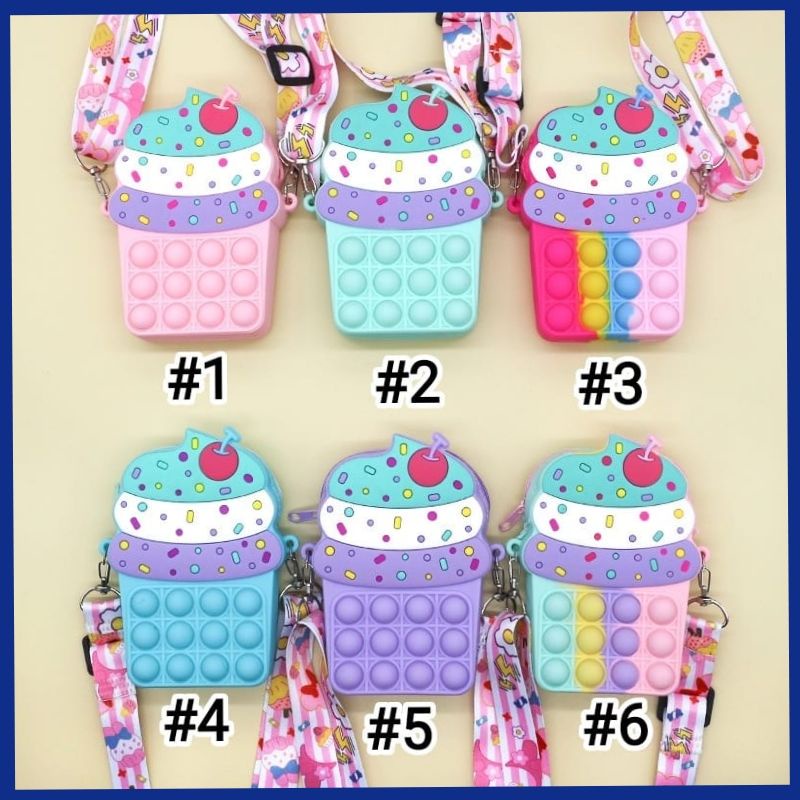 Pop IT Bag Kids ICE CREAM Bag Kids POP IT UNICORN Bag POP IT UNICORN ...