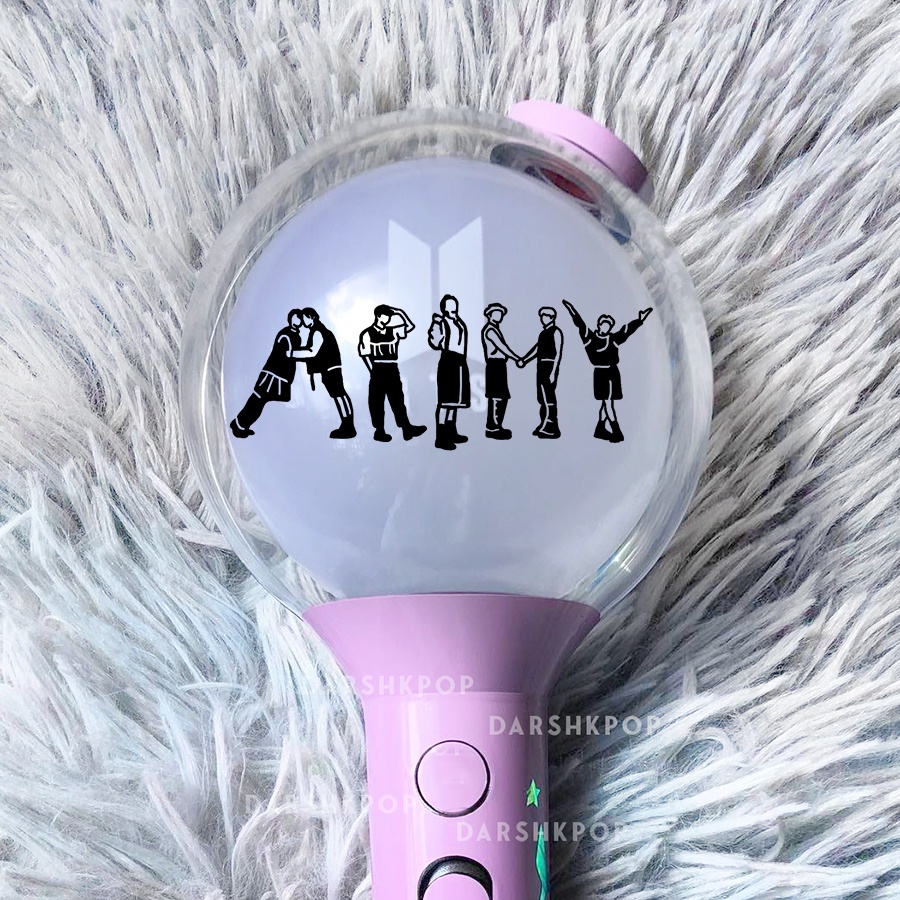 ARMY Butter BTS Waterproof Decal Sticker Car Tumbler motor Sticker ...