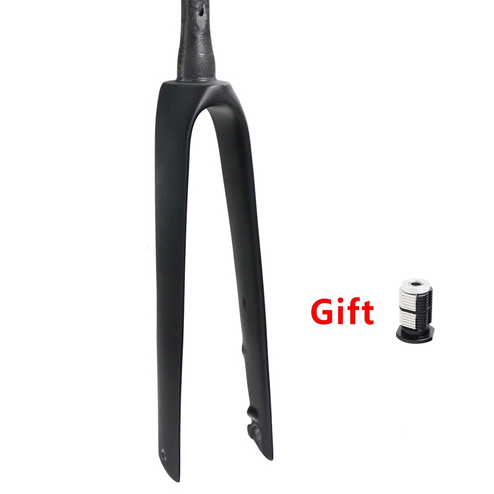 KOCEVLO Carbon Fiber Road Bike Front Fork Disc Brake Slr 1-1/8 Thru ...
