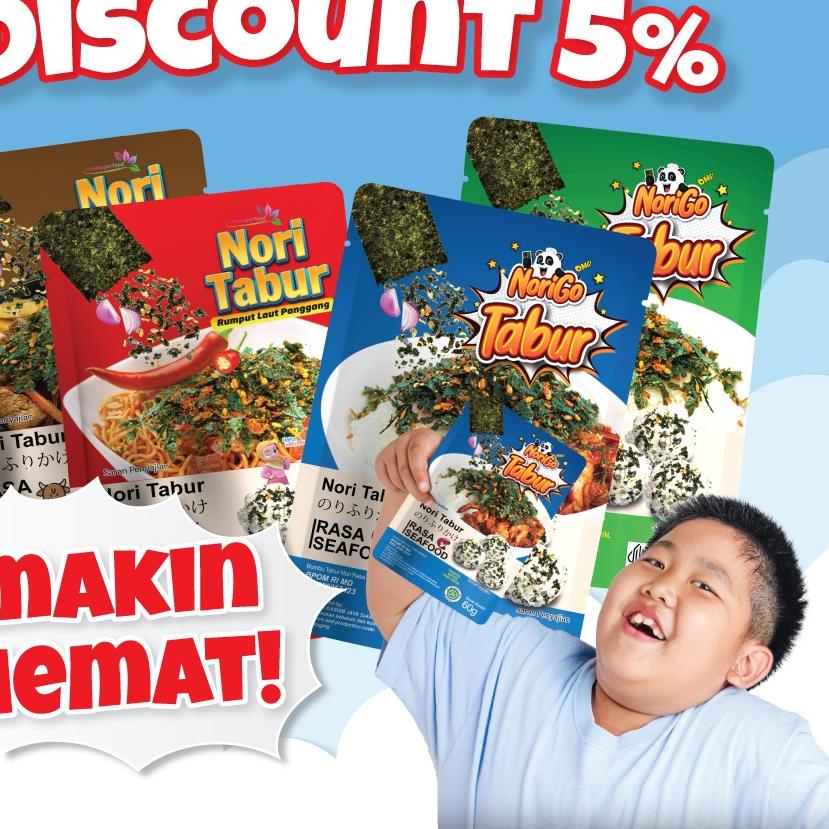 Roasted Seaweed Sprinkled Nori - Original, Beef, Spicy, seafood 60g ...