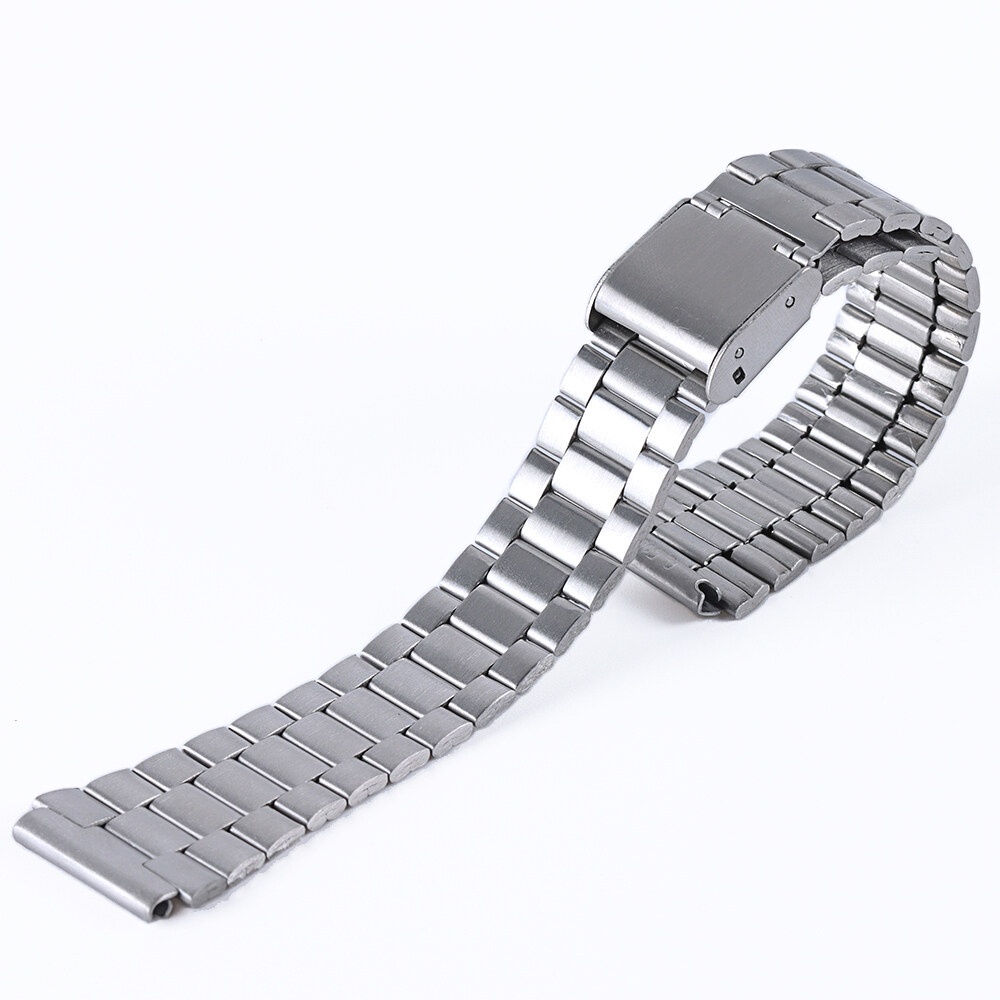 Metal Watch Band Vintage Steel Wristbnd for Casio SGW400 F91W F84 F105 F108 A158 A168 AE1200 ...