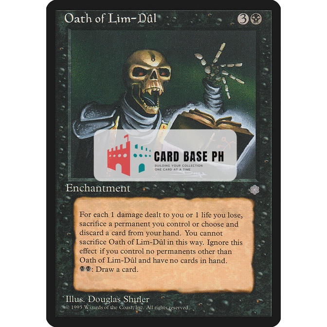 Oath of Lim-Dul - Magic the Gathering Trading Card | Shopee Philippines
