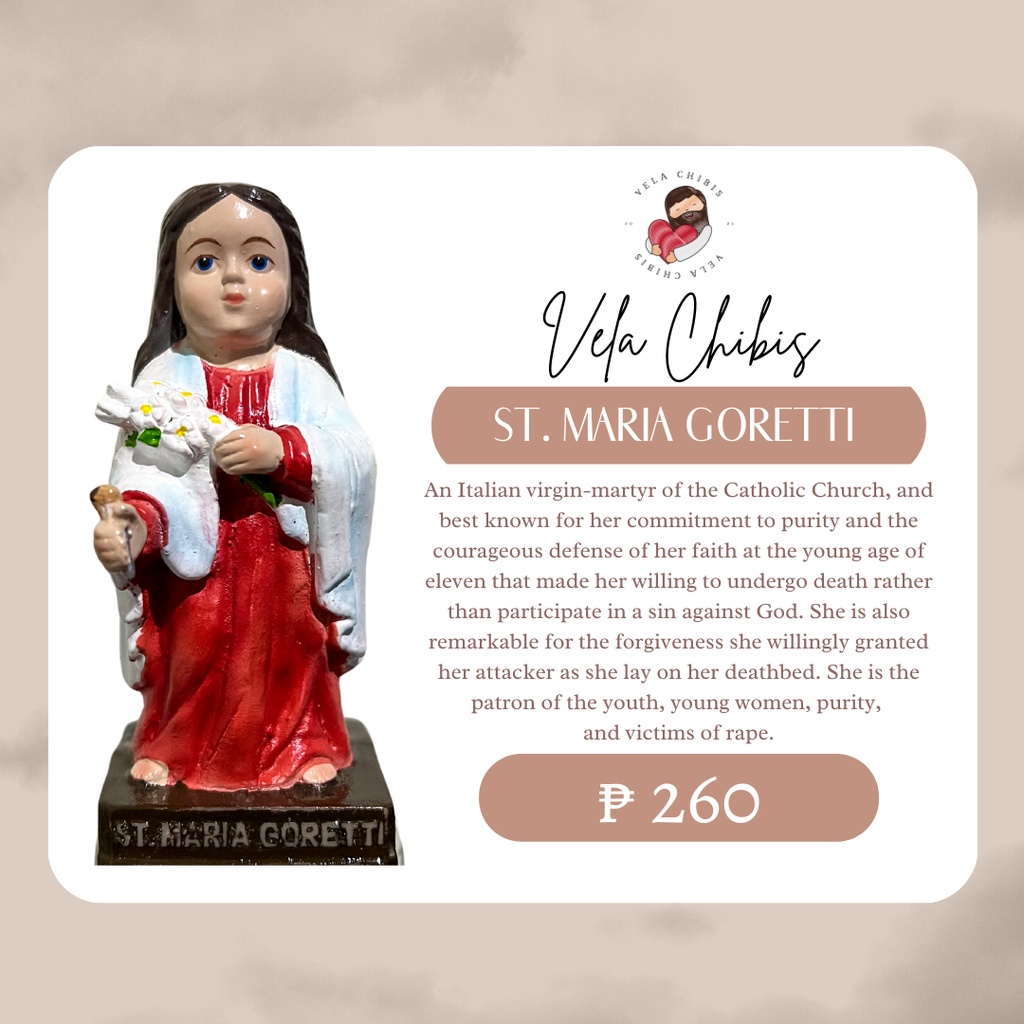 St. Maria Goretti Chibi Image / Chibi Saint | Shopee Philippines