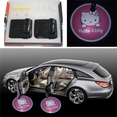 2PCS Wireless Car Door Led Laser Ghost Shadow Projector Light For Hello ...
