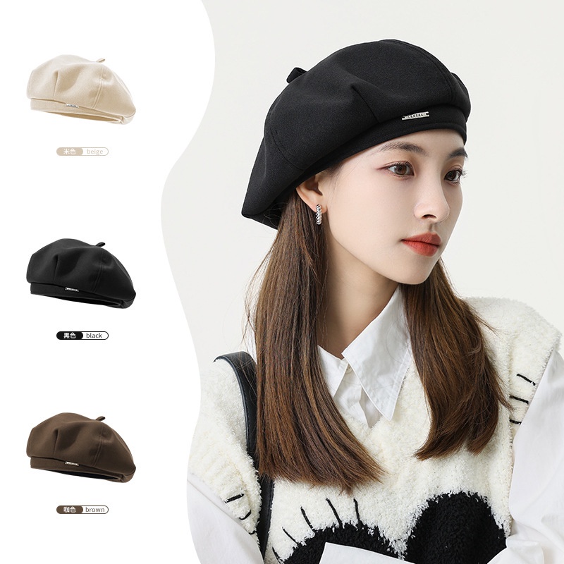 Women Elegant Berets Hat/Fashion Caps/Painter Style Hat/Vintage Berets ...