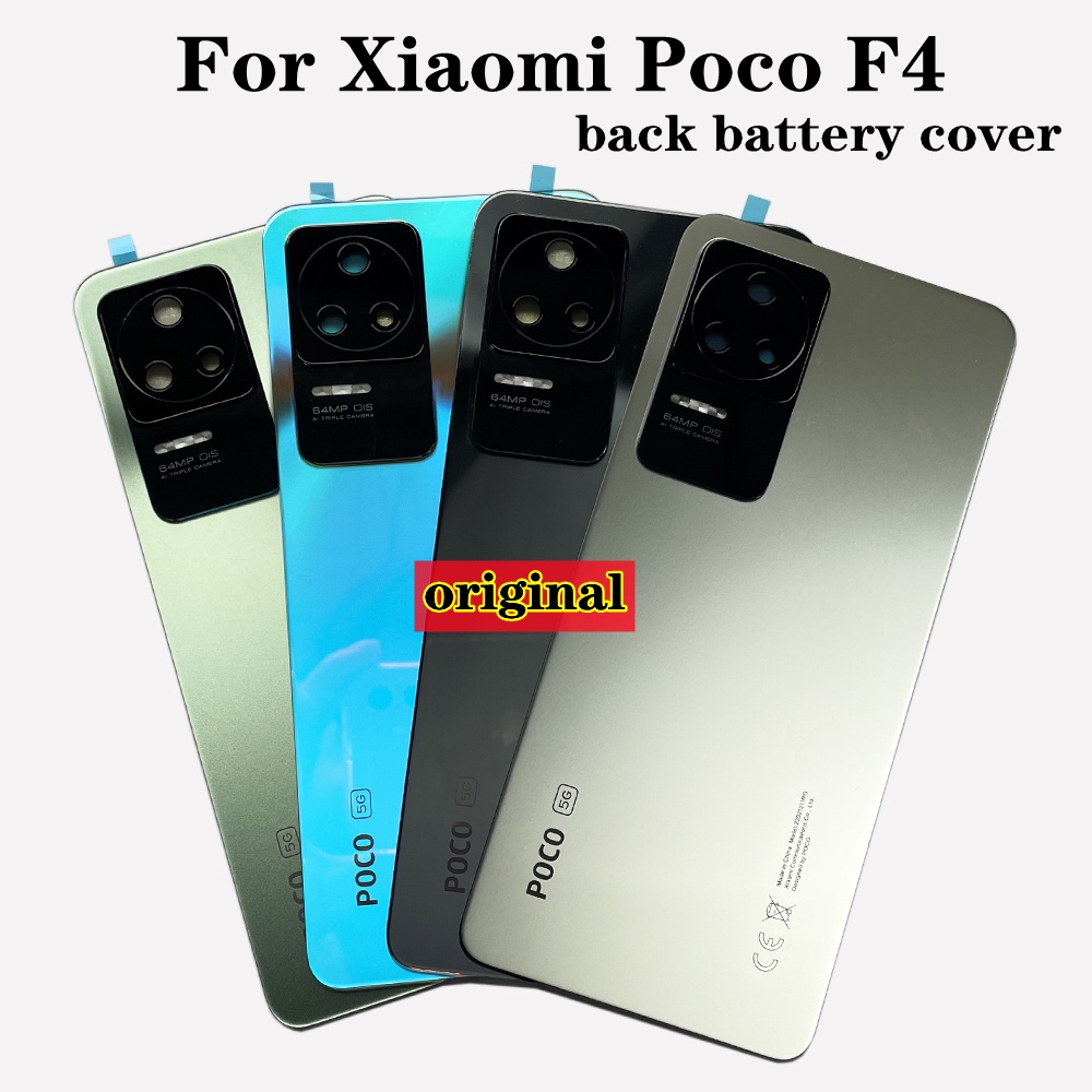 Original Glass Back Rear Housing Cover For Xiaomi Poco F4 22021211RG ...