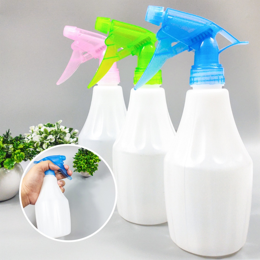 H&H Colored Plain Liquid Spray Bottle - Plastic Refillable Container ...