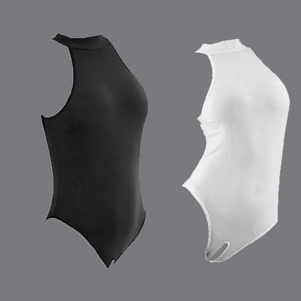 KIMI-Ladies Summer Sexy One Piece Swimsuit Thin Transparent Ice Silk ...