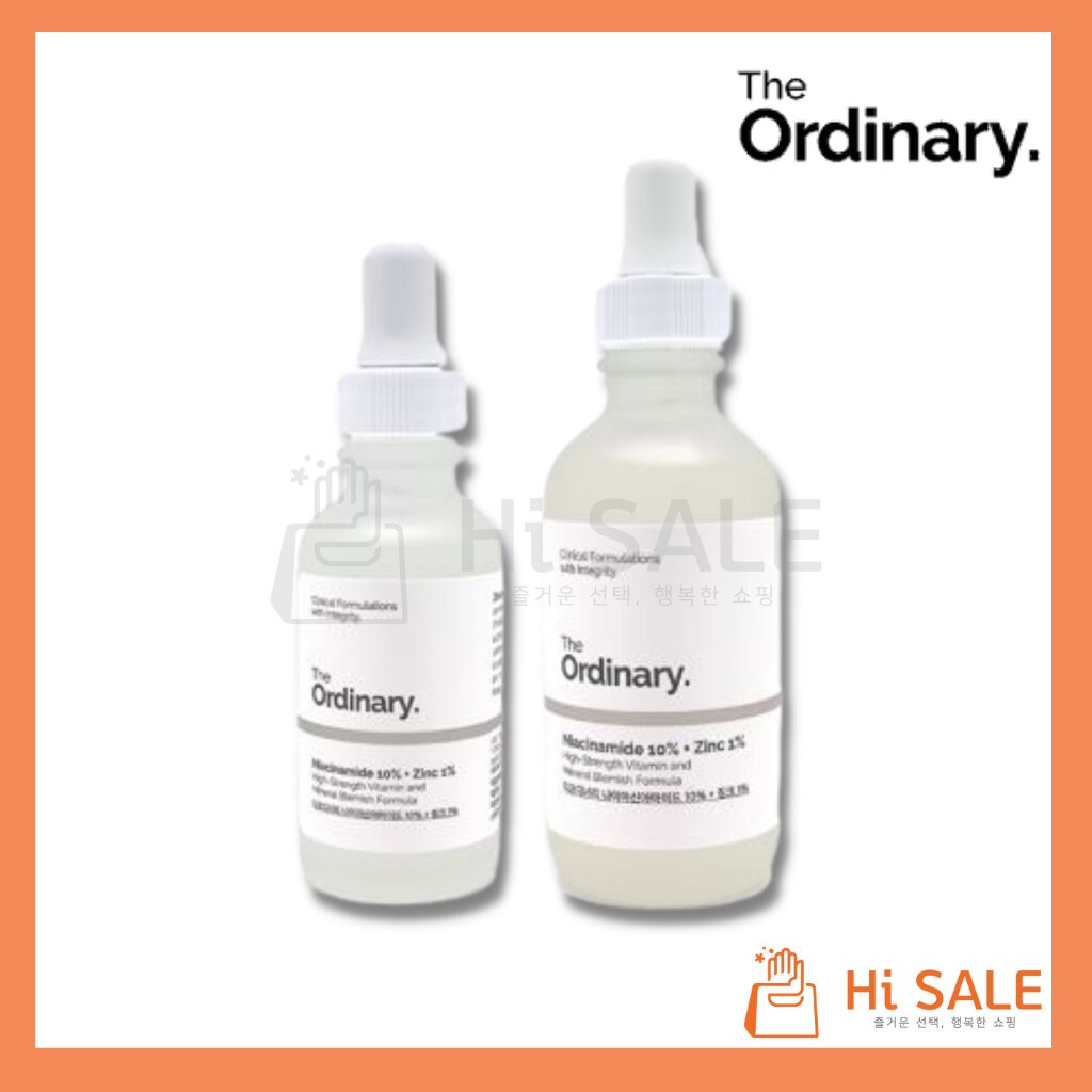 THE ORDINARY Niacinamide 10% + Zinc 1% (30ml, LARGE 60ml) / Oil Control ...
