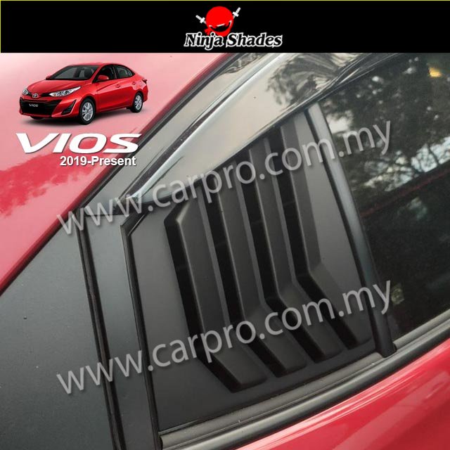 HC Cargo Toyota Vios 2019 - 2022 Rear Side Louver Cover Window Mustang ...