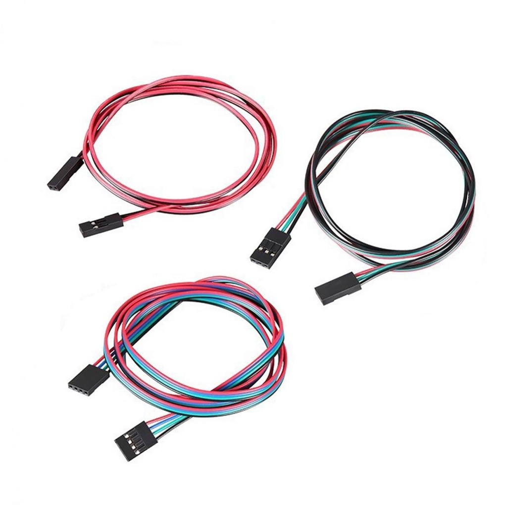 70cm 2pin / 3pin / 4pin Female to Female Jumper Cable for 3D Printer ...