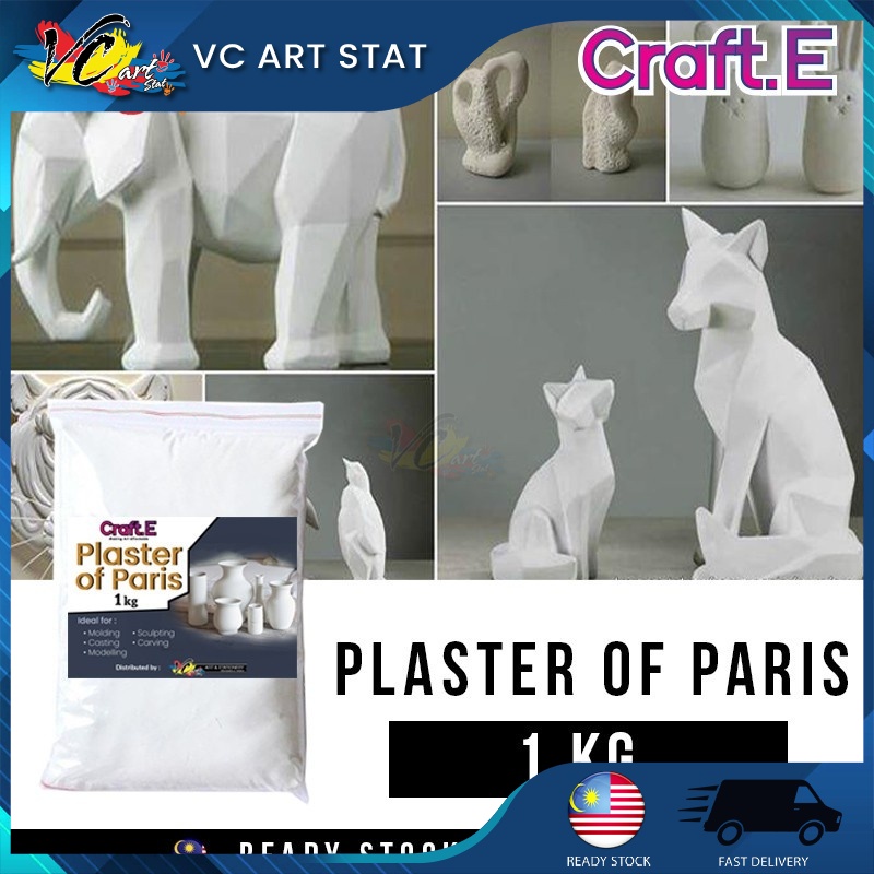 Craft. E Sculpturing Plaster of Paris (Non-toxic) - Gypsum plaster ...