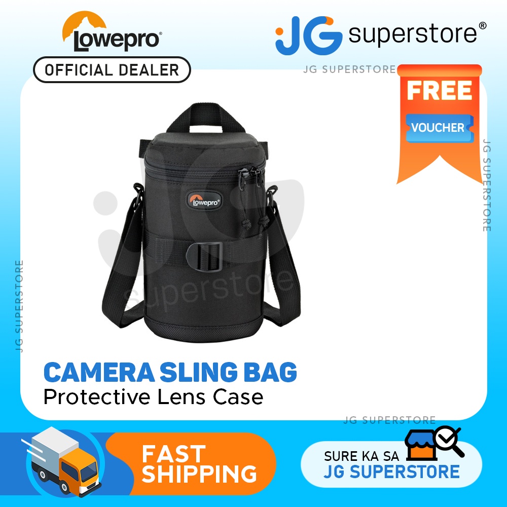 Lowepro Camera Padded Lens Case 9 X 16CM Sling Bag w/ Overlap Zipper ...