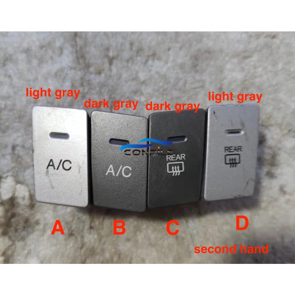 1pc black used for 2009-13 Honda City air conditioner AC rear switch ...