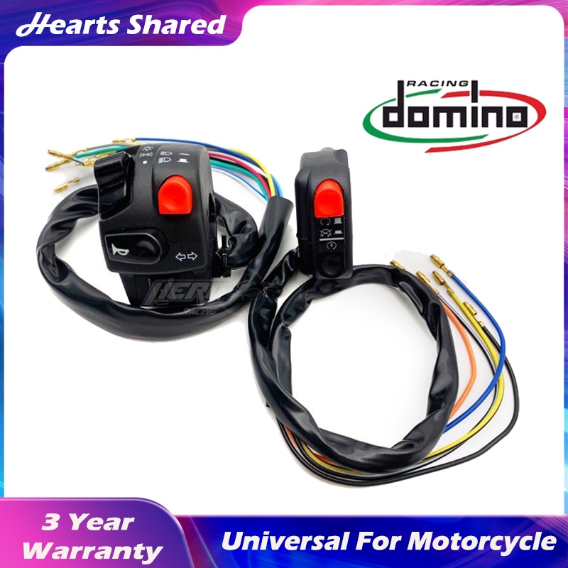 Domino Switch Handle Switch Universal For Motorcycle（Set or Left ...