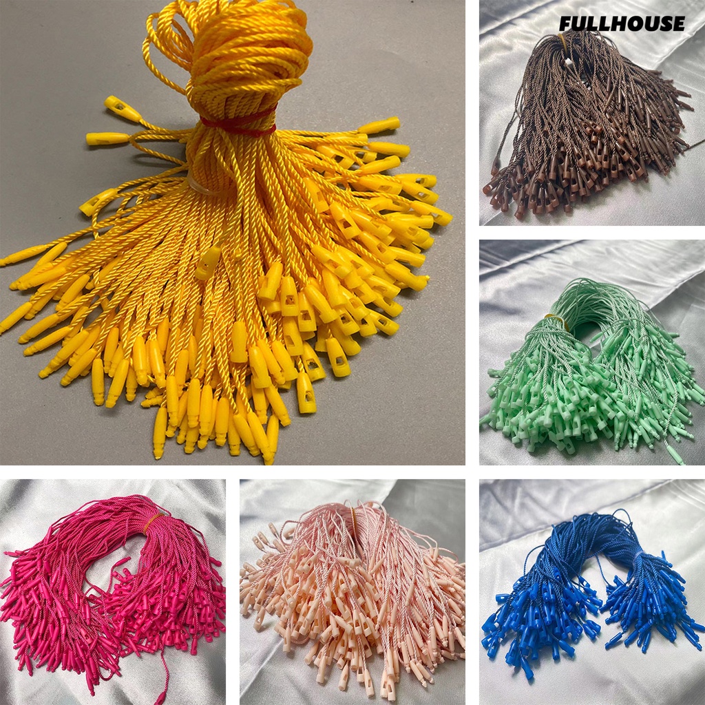 HOUSE 100Pcs Hang Tag Strings Firmly Tear-resistance Clothes Tag Ropes ...