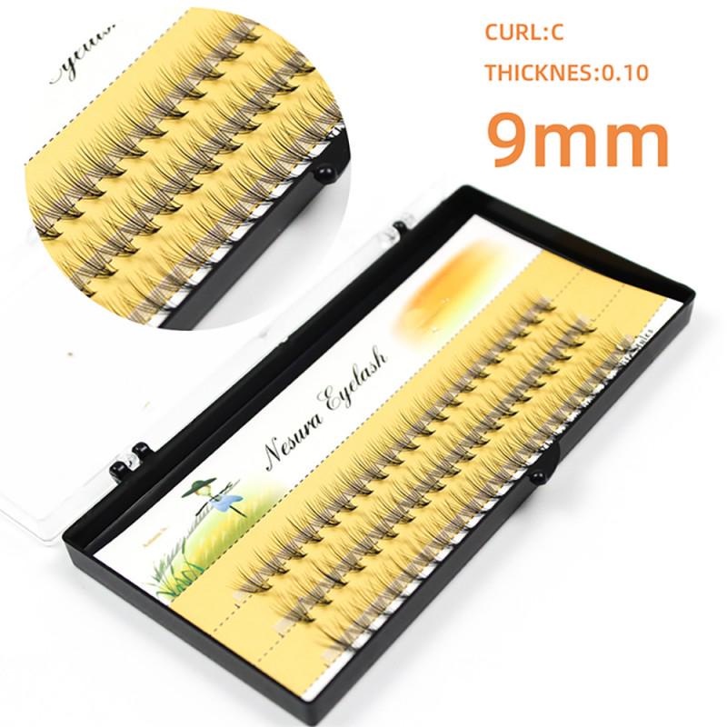 10D D+ D Curl C Curl Nesura Scarecrow Hair Grafting Extension False Individual Eyelases 6-14mm ...