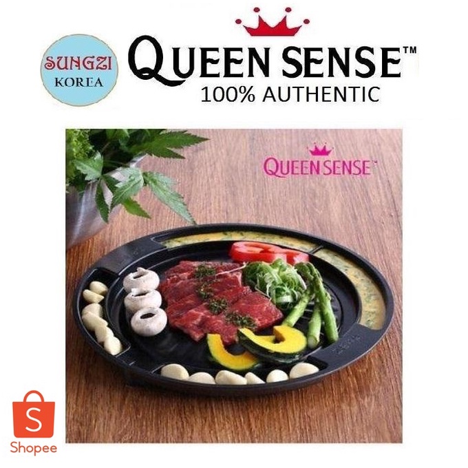 QUEEN SENSE Honsul Alone Drinking Korean BBQ Samgyupsal Round Grill Pan ...