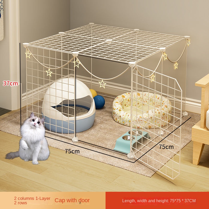 Cat fence cat cage household pet fence indoor transparent cat isolation ...