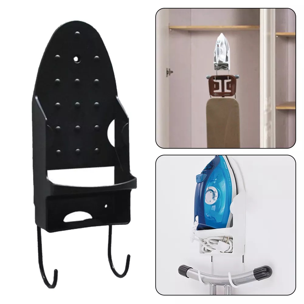 Iron Wall Mounted Iron Rest Stand Hanging Ironing Board Holder Wall ...