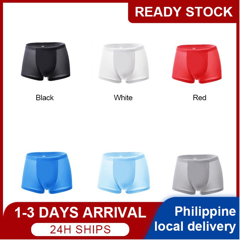 Boxer Breif Underwear Cotton Fashion Men's Seamless Ultra-thin ...